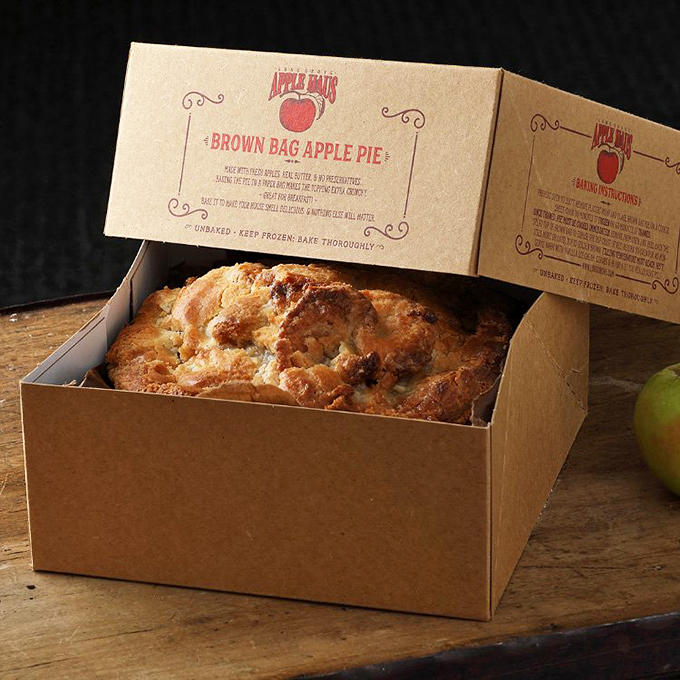 Grandma's apple pie got an upgrade! This "Brown Bag Apple Pie" looks like it could win blue ribbons at every county fair from here to Timbuktu.