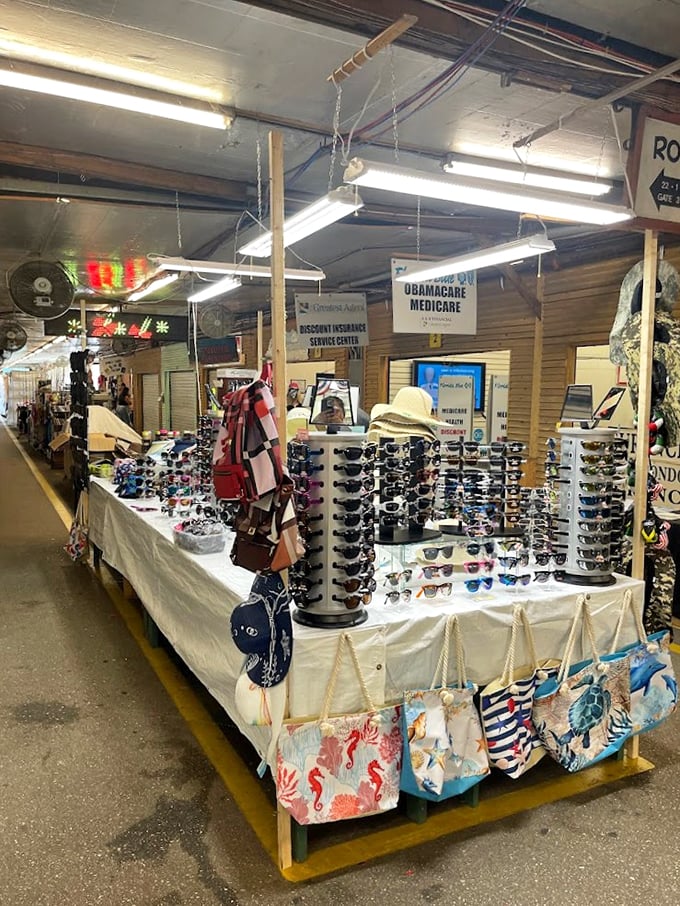 Shades of summer, anyone? This sunglass emporium rivals Elton John's closet. Find your perfect pair and strut like a Florida fashionista.