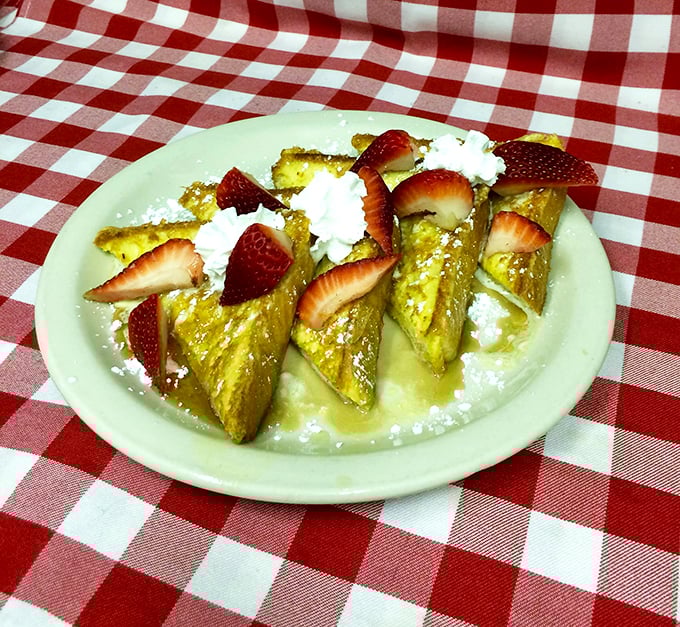 Breakfast of champions or dessert in disguise? This French toast is so decadent, it might just make you forget about your New Year's resolutions.