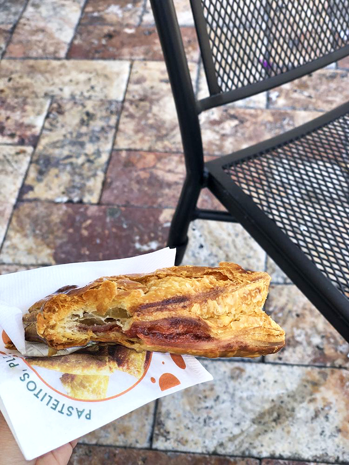 Flaky, golden, and bursting with guava goodness. This pastry is the stuff dreams are made of &ndash; if dreams were edible and came with a side of caf&eacute; con leche.