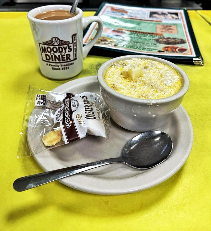 Haddock chowder: Where creamy dreams and seafood wishes come true. A bowl of pure coastal comfort that warms you from the inside out.