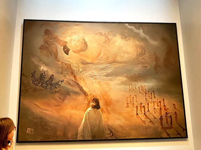 Forget Netflix - this Dalí masterpiece is the ultimate binge-worthy spectacle. Get ready for a visual rollercoaster that'll make your imagination do backflips!