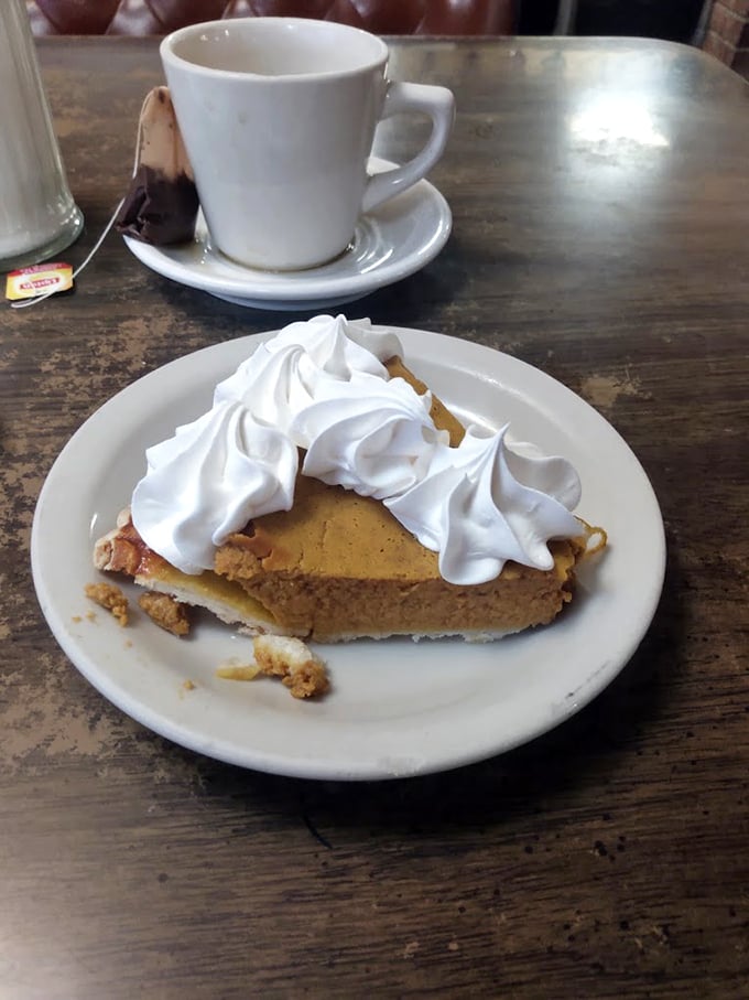 Pumpkin pie meets peach cobbler in this slice of heaven. It's like autumn and summer had a delicious dessert baby!