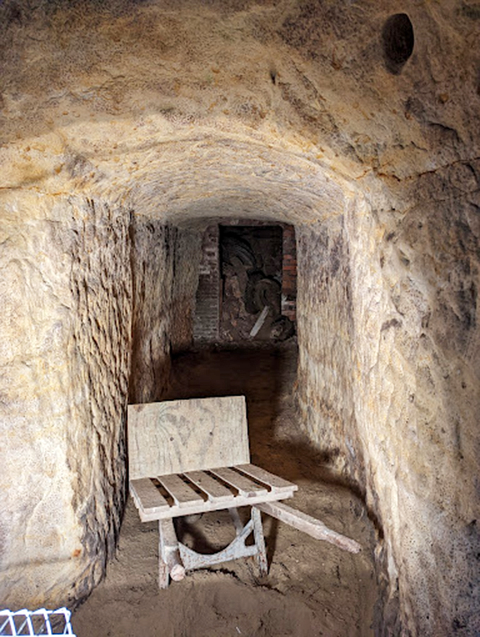 Cozy corner or secret hideout? This rustic nook whispers tales of bootleggers and backroom deals. Can't you just smell the intrigue?