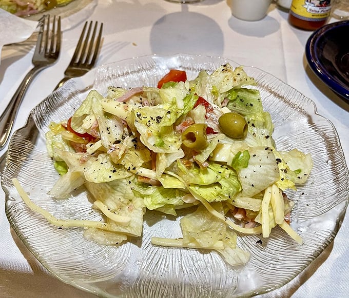 The "1905" Salad: where lettuce goes to party. It's so good, you'll forget you're eating vegetables. Who knew a century-old recipe could be this fresh?
