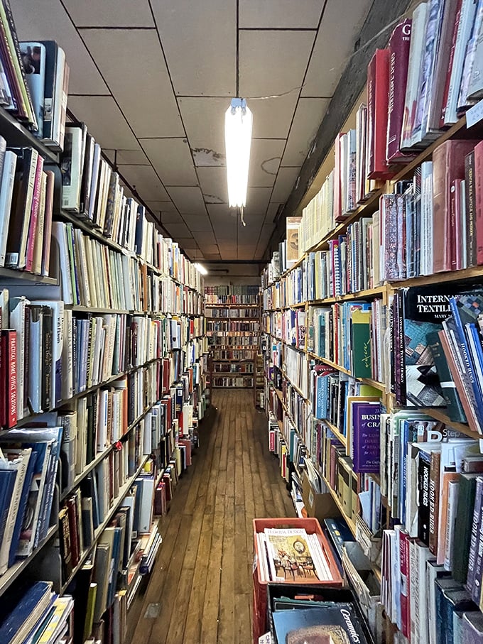 Down the rabbit hole we go! This aisle could lead to Wonderland or Hogwarts &ndash; only one way to find out.