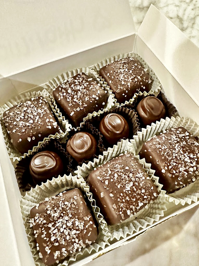 Chocolate box roulette: Will you get the caramel or the cherry? Either way, your taste buds win in this delicious game of chance.