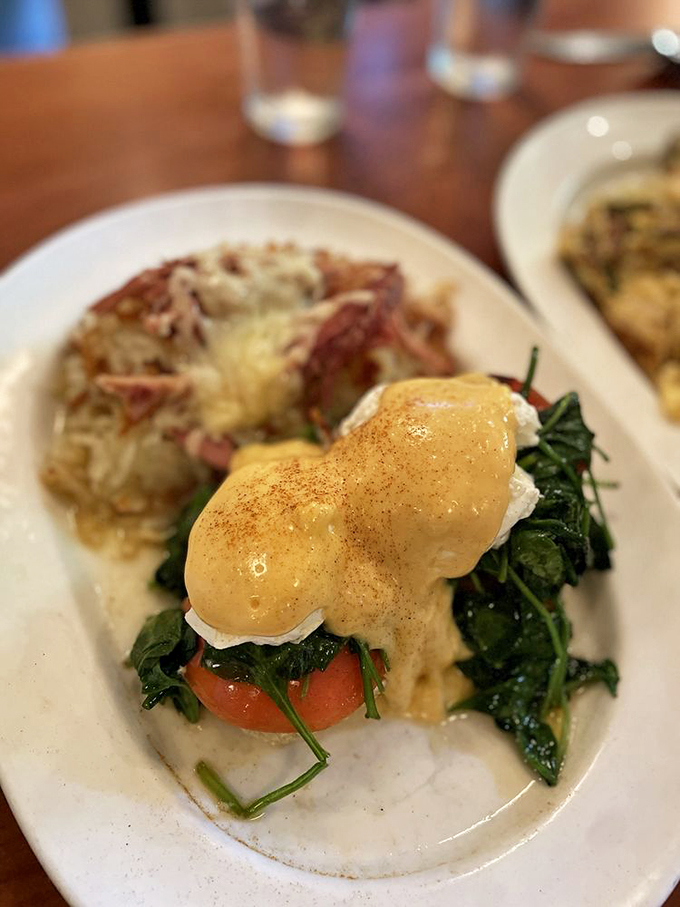 Green eggs and ham? Dr. Seuss has nothing on this Florentine Benedict. It's a veggie-lover's dream, minus the rhyming scheme.