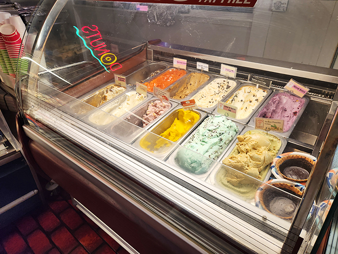 Gelato dreams come true! These creamy concoctions are so colorful, they make a rainbow look like it needs a touch-up.