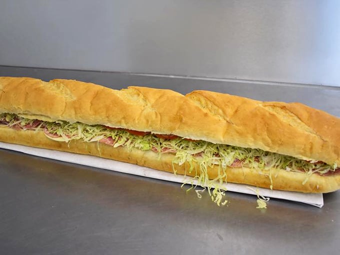 Behold, the sandwich colossus! This sub is so massive, it might need its own area code. Bite with caution &ndash; and a big appetite.