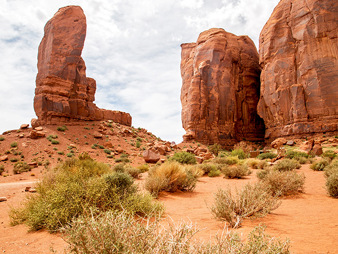 Nature's skyscrapers: Yuma's rock formations. These geological wonders make Manhattan's skyline look like amateur hour.