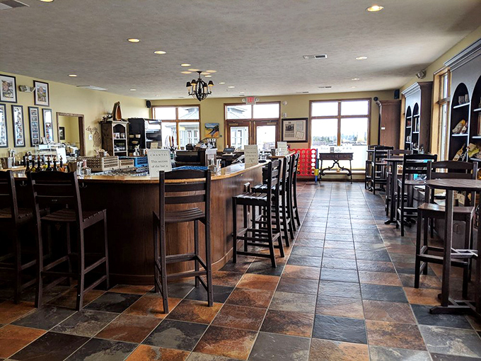 Pull up a chair and prepare for a flavor adventure! This tasting room is where grape dreams come true.