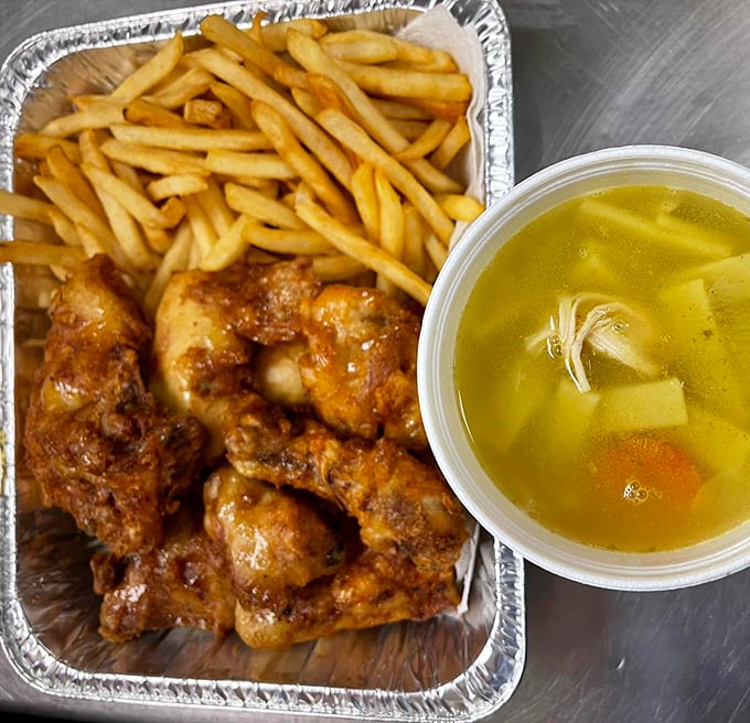 Golden-fried chicken and soul-warming soup: a duo more iconic than Laverne and Shirley in Milwaukee.