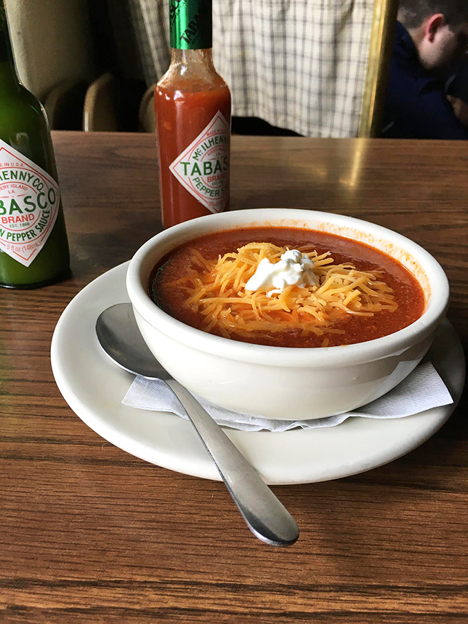 Chili so hearty, it could warm up a polar bear! Zip's famous bowl is topped with a snowcap of cheese and a dollop of nostalgia.