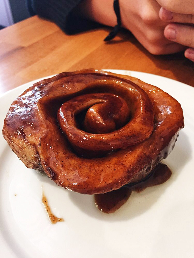Holy cinnamon swirl, Batman! This pastry looks like it could solve world peace&hellip; or at least cure a case of the Mondays.