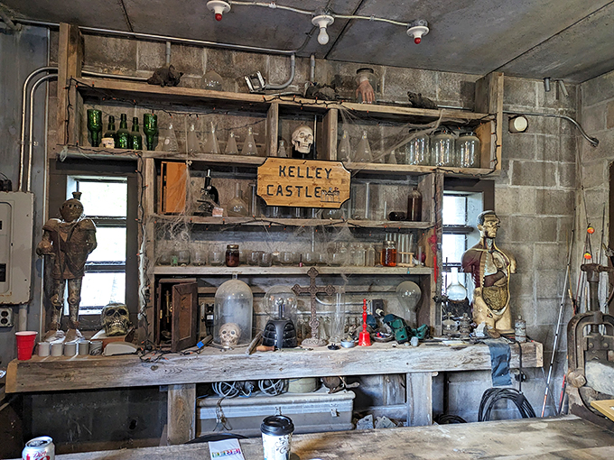 Indiana Jones meets Wisconsin ingenuity in this treasure trove of curiosities. Is that a dragon skull? In cheese country? Why not!