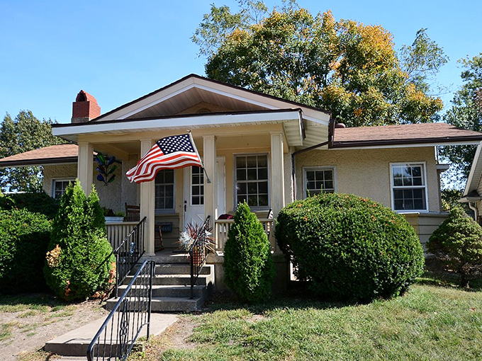 Home sweet historic home! This Sears catalog house is like a time machine with a porch &ndash; just add a rocking chair and sweet tea for instant nostalgia.