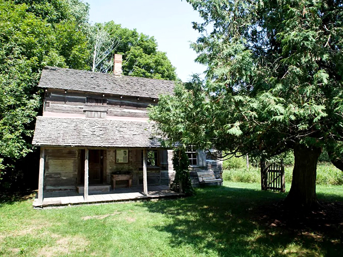 Log cabin chic meets history buff heaven. Who knew pioneer life could look so Instagram-worthy?