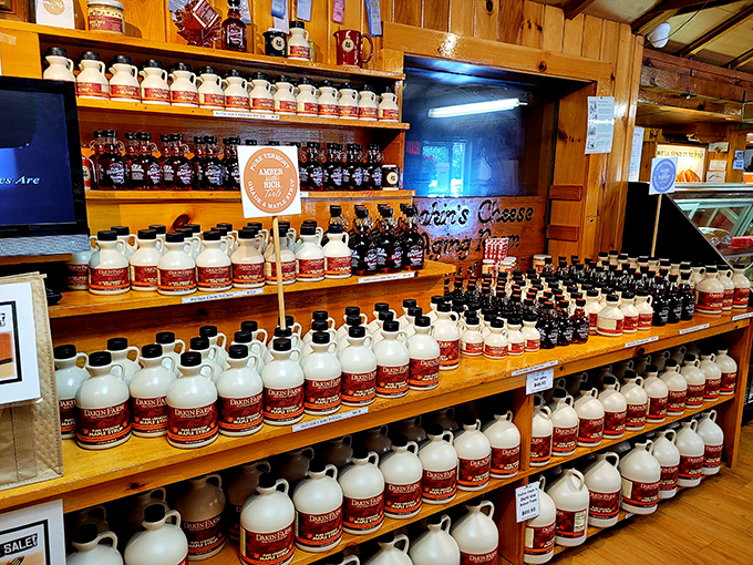 Maple syrup central! With more grades than a report card, this liquid gold collection is the stuff pancake dreams are made of.