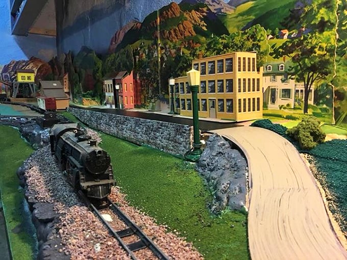 Choo-choo-choose your own adventure! This miniature train set brings out the kid in everyone, winding through a picturesque landscape that's almost too cute to be real.