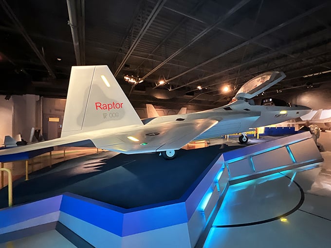 The Raptor: Where stealth meets swagger. This bird of prey would make even Tom Cruise's Maverick green with envy.