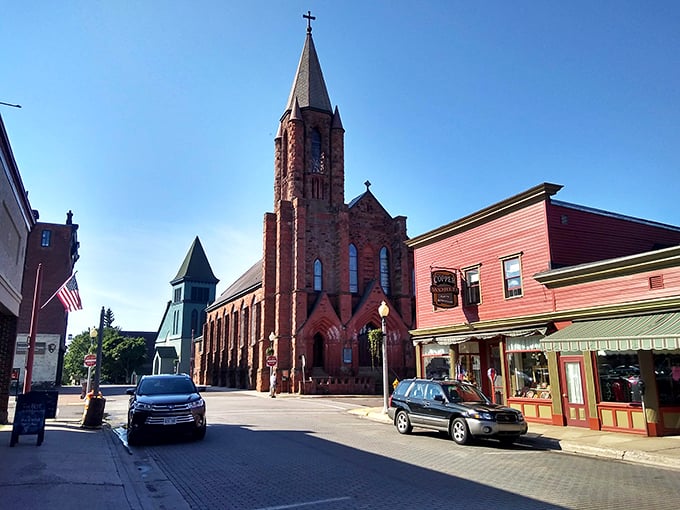 Calumet: A copper-tinged time capsule. This historic downtown is like stepping into a sepia-toned photograph, but with modern plumbing.