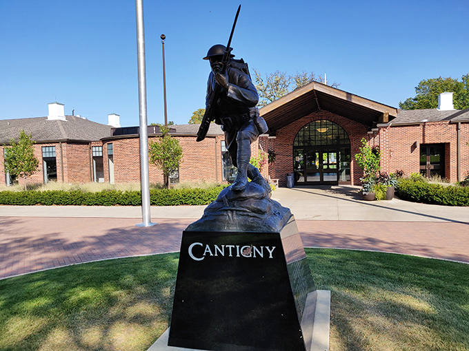 Part formal garden, part military museum, all awesome. It's like Versailles with a side of tanks.