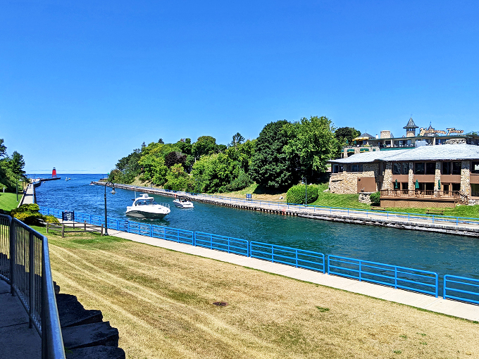 Charlevoix's mushroom houses: Hobbit homes meet Lake Michigan. Gandalf not included, but the magic is definitely real.