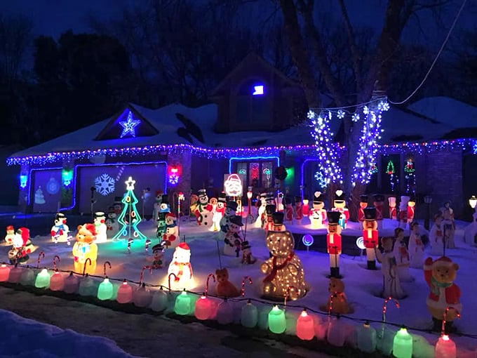 Flagstaff's downtown: Where every building looks like it's auditioning for a starring role in a Christmas card.