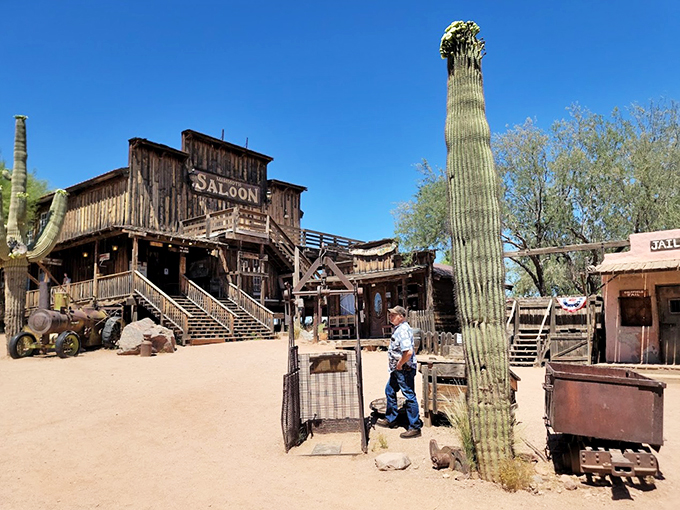 Saddle up for a time-traveling adventure! This ghost town brings the Wild West back to life.