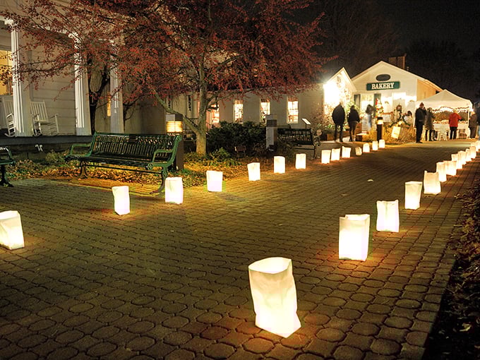 Granville: Candlelit streets and carolers? It's like being in a Hallmark movie, but with better plot twists and real snow.