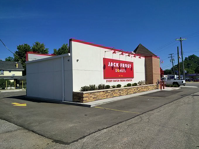 Cleveland's sweetest pit stop! Jack Frost Donuts is where road trip dreams and sugar-coated realities deliciously collide.