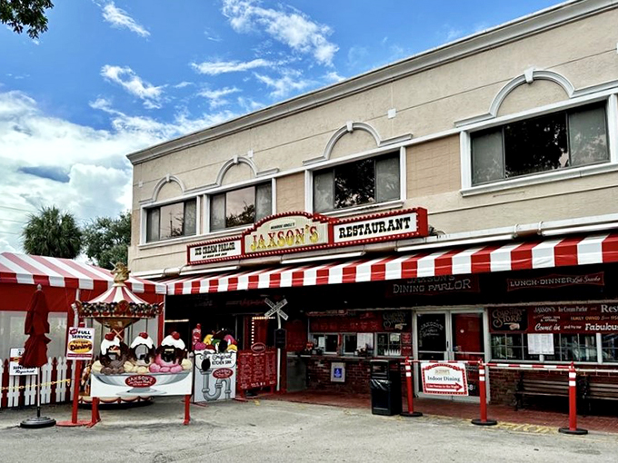 Jaxson's: Where ice cream dreams come true and diets go to die. It's a sugary spectacle of epic proportions!