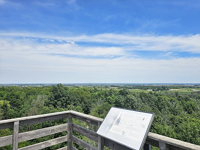 Road trip workout: Climb Ledge View's tower, then squeeze through caves. Who needs a gym membership?