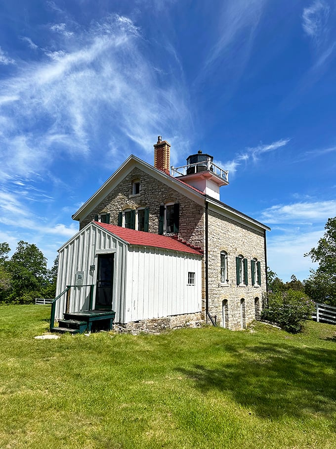 Road trip time machine! Step back to 1836 and imagine the tales this historic lighthouse could tell.