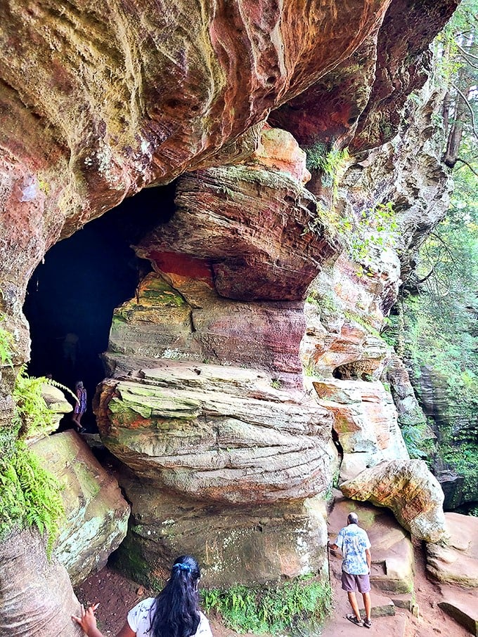 Rock House: Indiana Jones meets The Flintstones. This rocky corridor is the ultimate natural "open concept" living space.