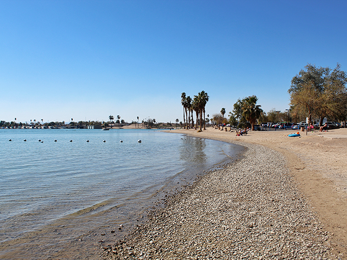 Roadside attraction extraordinaire! Stretch those driving legs on a floating obstacle course.