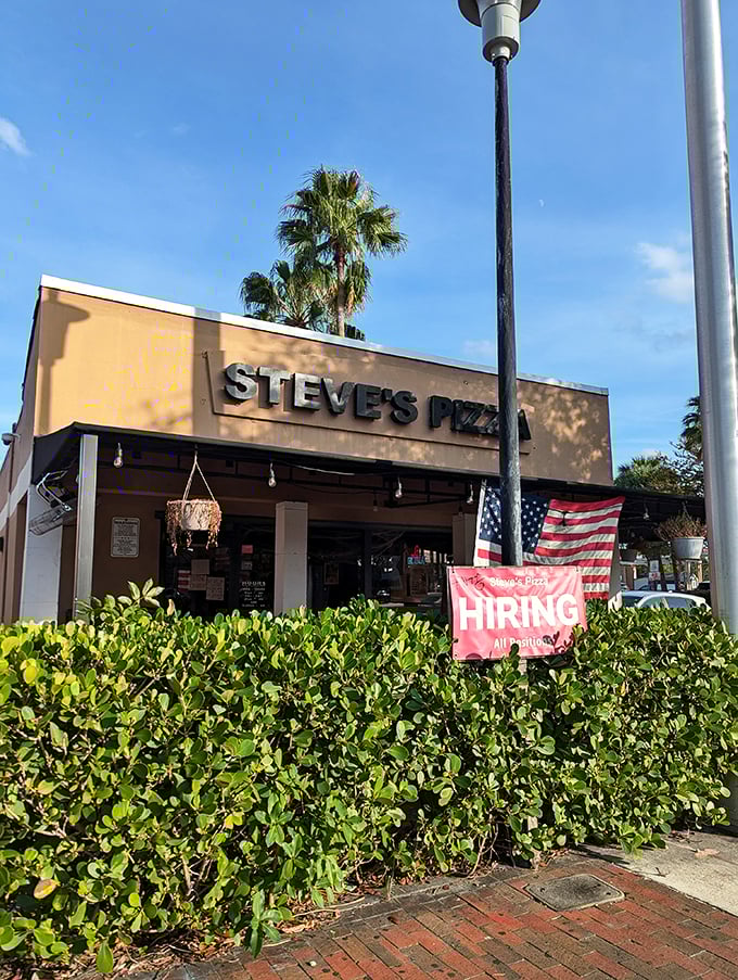 Don't judge a book by its cover &ndash; or a pizzeria by its strip mall location. Steve's is a hidden gem!
