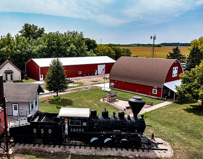 Saddle up for a pit stop that'll take you from dusty trails to drag strips faster than you can say "manifest destiny."