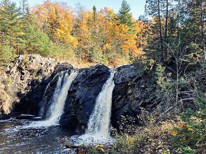 Holy H2O! Big Manitou Falls drops further than your jaw will when you see it. It's like nature turned the volume up to 11!
