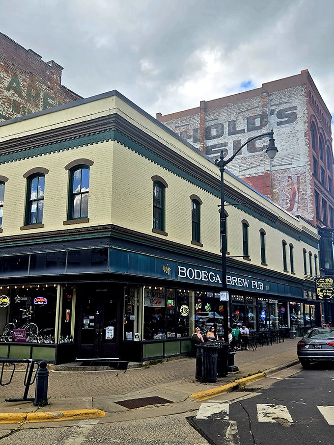 Step into Bodega, where every sip tells a story. It's like a liquid library of craft beers, housed in a building older than your great-grandpa's jokes!