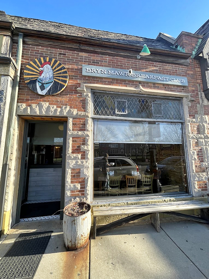 Eggs-cellent adventures await behind these brick walls. No DeLorean required for this trip back to flavor town.