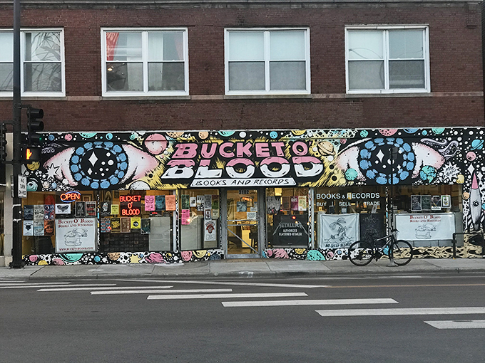 "Park your hearse at Bucket O' Blood. It's a pit stop where Dracula and Sid Vicious would feel at home."