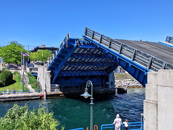 Downtown Charlevoix: Where charm comes in all shapes and sizes, from quaint shops to boats bobbing in the harbor.