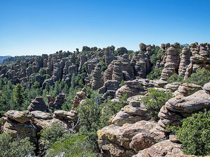 Hoodoo wonderland: Wander through a forest of stone spires that look like they were carved by a whimsical giant.