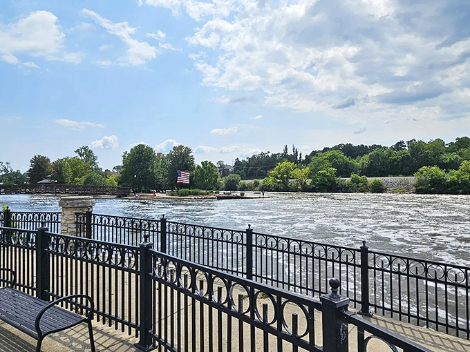 Autumn on the Fox River Trail: Where trees play dress-up in their fall finest. It's like a fashion show where every maple is trying to out-dazzle the last!