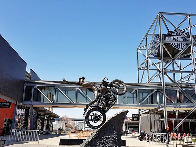 From Elvis's bedazzled bike to vintage hogs, this museum is pure motorcycle magic on the Milwaukee riverfront.