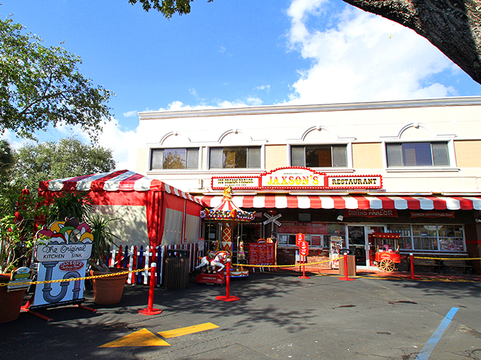 Part ice cream parlor, part curiosity shop, Jaxson's is a feast for both your taste buds and your eyes.