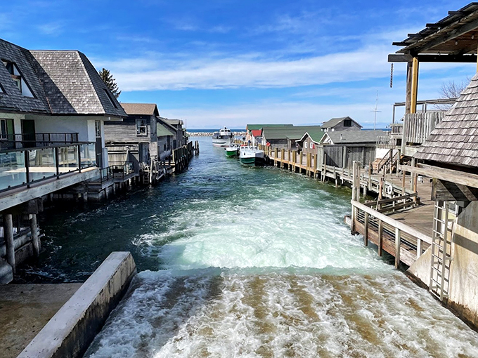 Road trip reward: Leland's lakeside views, served with a side of maritime history.