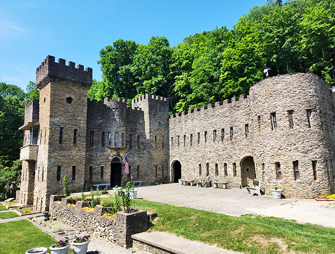 Turrets and Ohio skies &ndash; a fairytale collision. Loveland Castle stands as a testament to one man's dream and a whole lot of stone-stacking patience.